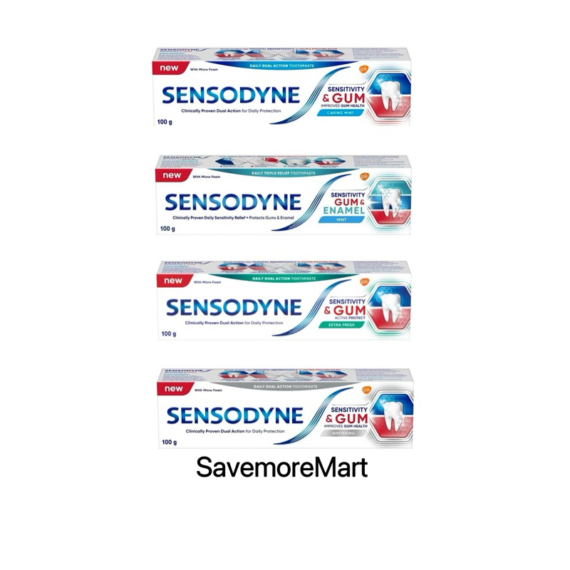 Sensodyne Toothpaste Sensitivity & Gum Caring Mint / Enamel Mint / Extra Fresh / Whitening ...
