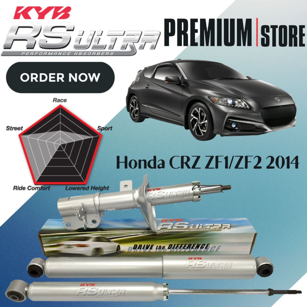 KYB RS ULTRA HEAVY DUTY - Original Shock Absober Honda CRZ ZF1/ZF2 2014 ...