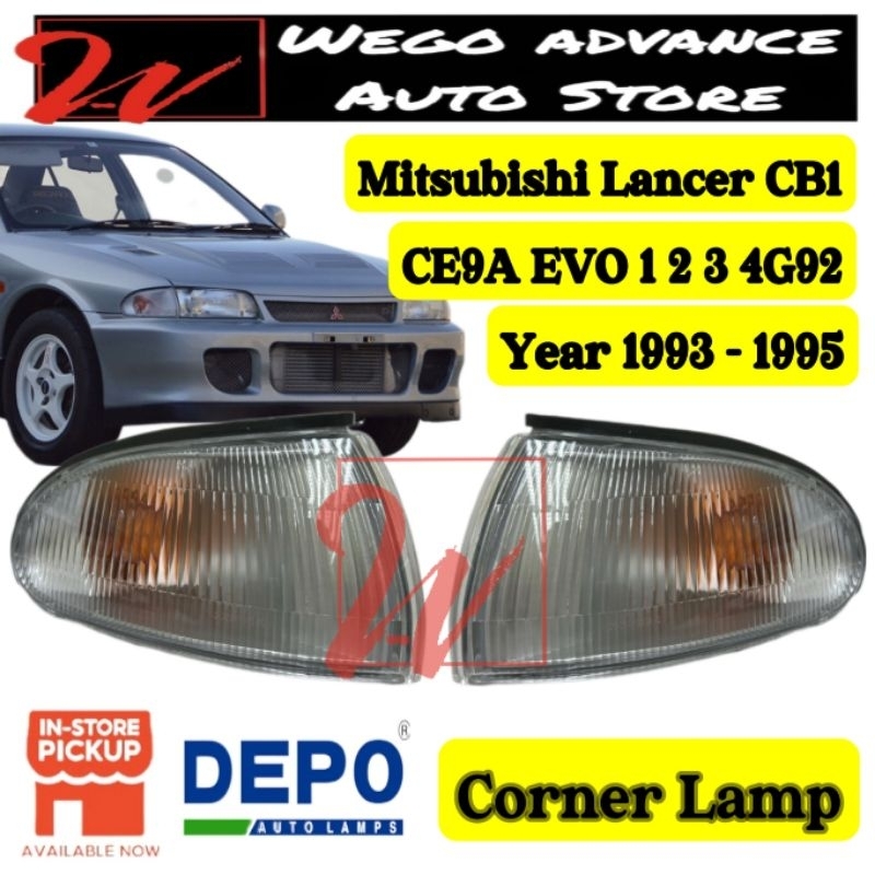 Mitsubishi Lancer CB1 CE9A EVO 1 2 3 Clear Corner Signal Lamp New ...