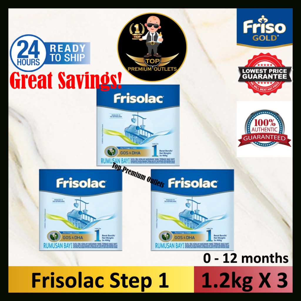 Frisolac Step 1 (1.2kg x 3) Exp: 06/2026 (Newest Stock) | Shopee Malaysia