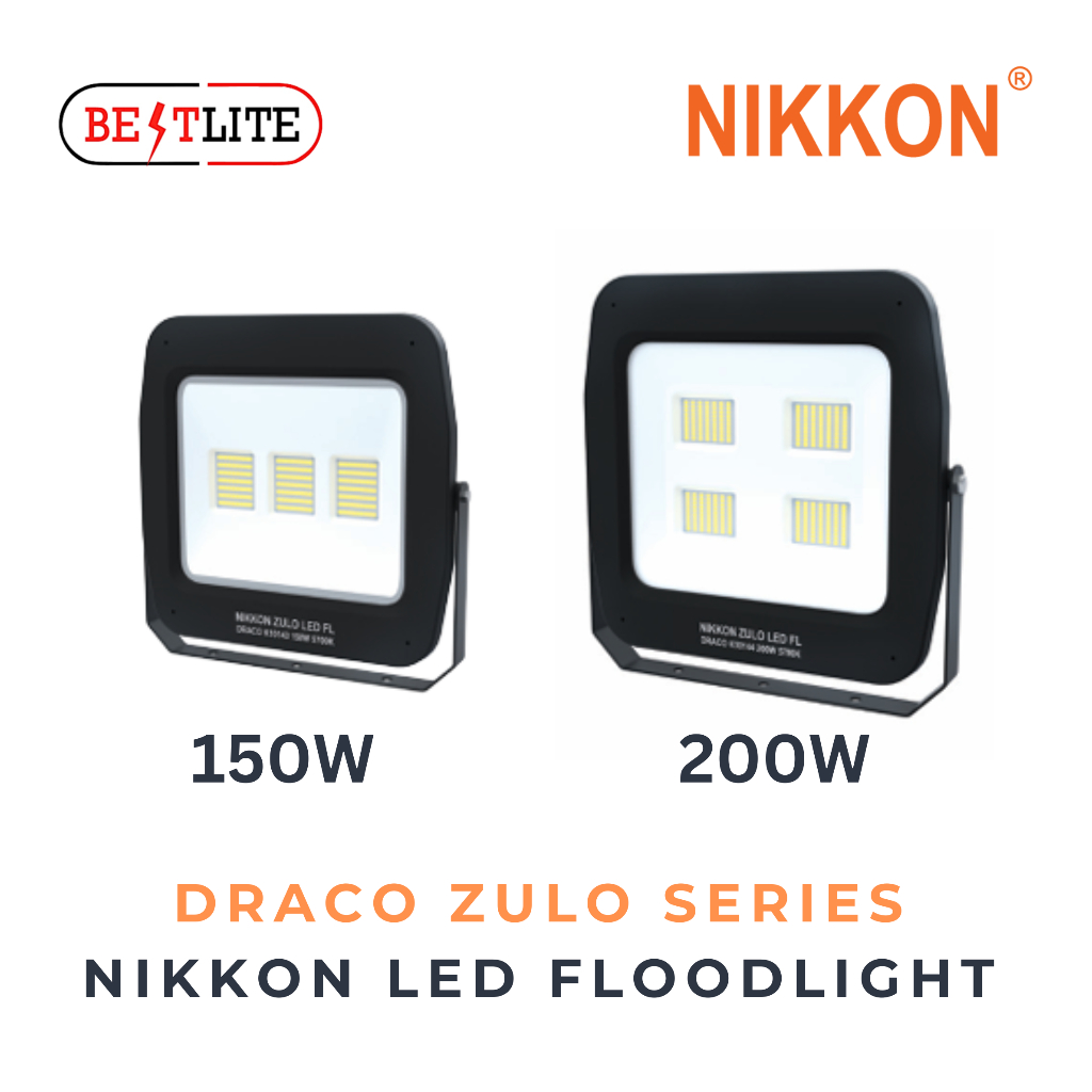 NIKKON Draco Zulo Series LED Floodlight 150W 200W AC Multi-dice Home Lighting Street Lighting ...