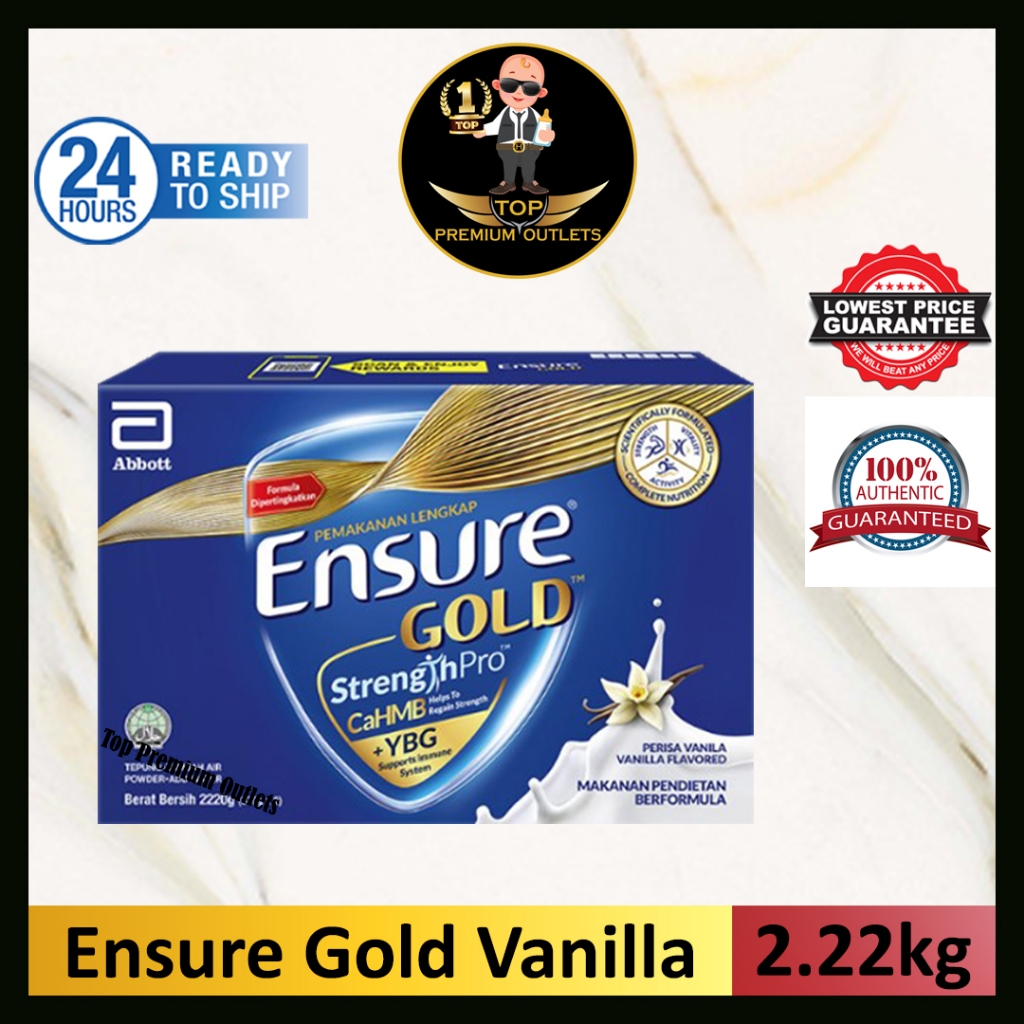 Ensure Gold (Vanilla / Wheat / Coffee) (2.22kg) Exp: 01/2027 (Newest Stock) | Shopee Malaysia