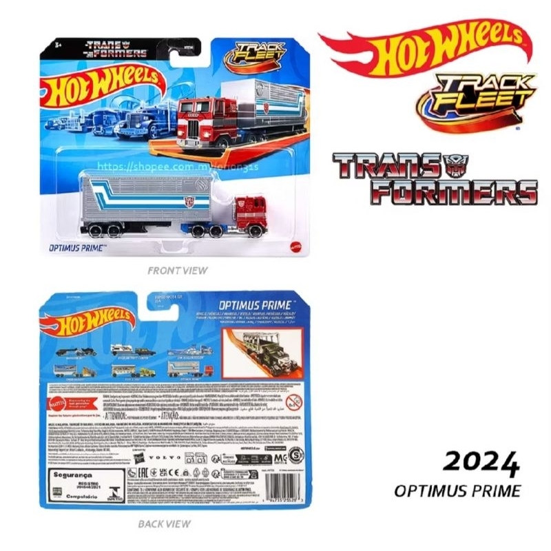 Hot Wheels Transformers Track Fleet Optimus Prime | Shopee Malaysia