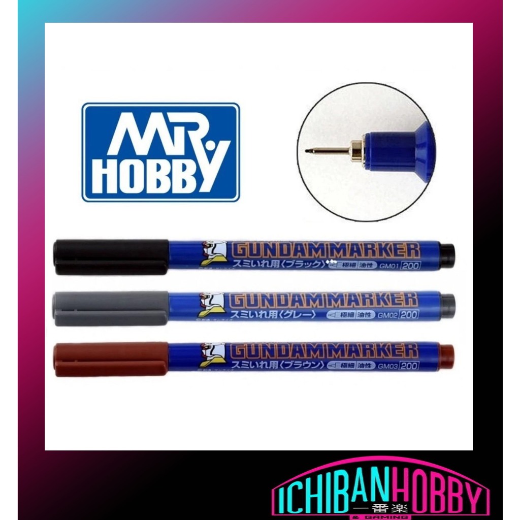 (READY STOCK) MR.HOBBY Gundam Marker GM01 GM02 GM03 Panel Line | Shopee ...