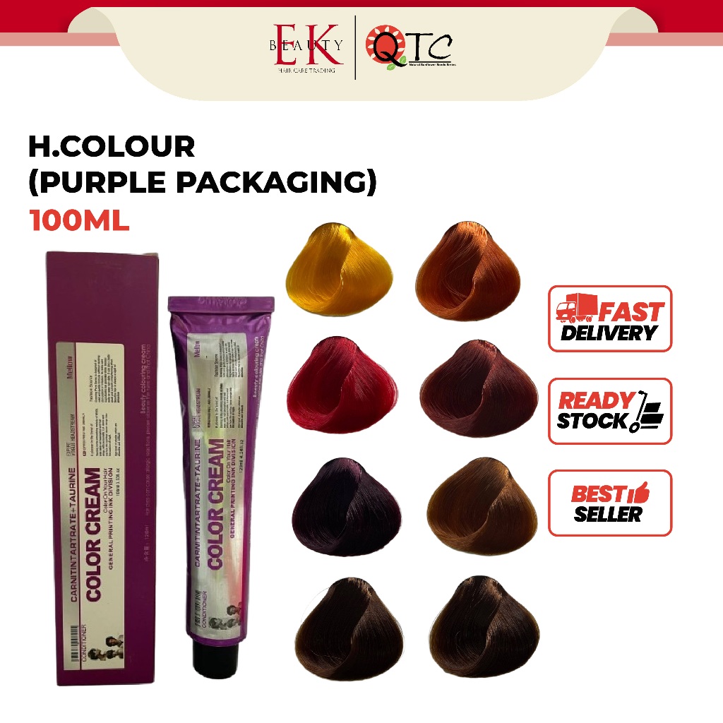 H.Colour Purple Packaging (100ml) | Shopee Malaysia