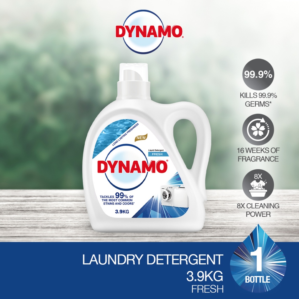 DYNAMO Laundry Detergent Fresh 3.9kg | Shopee Malaysia