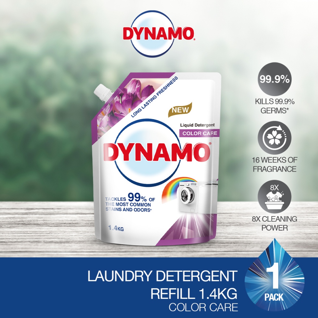 DYNAMO Laundry Detergent Color Care 1.4kg Refill | Shopee Malaysia