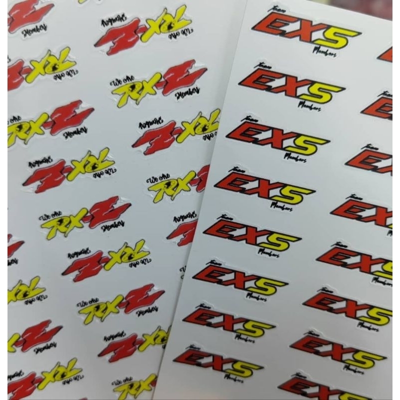STIKER PENYU HELMET STICKER RXZ EX5 READY STOK | Shopee Malaysia