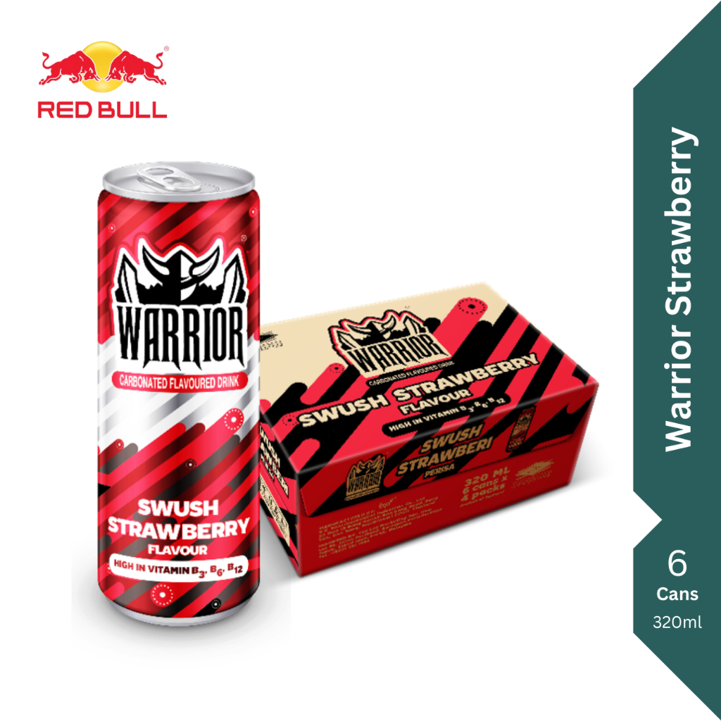Warrior Energy Drink Swush Strawberry 320ml | Shopee Malaysia