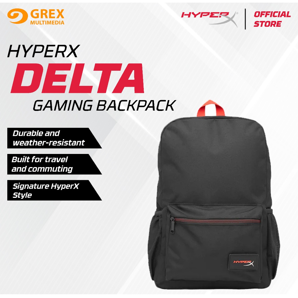 HyperX Delta - Gaming Backpack [8C524AA] | Shopee Malaysia