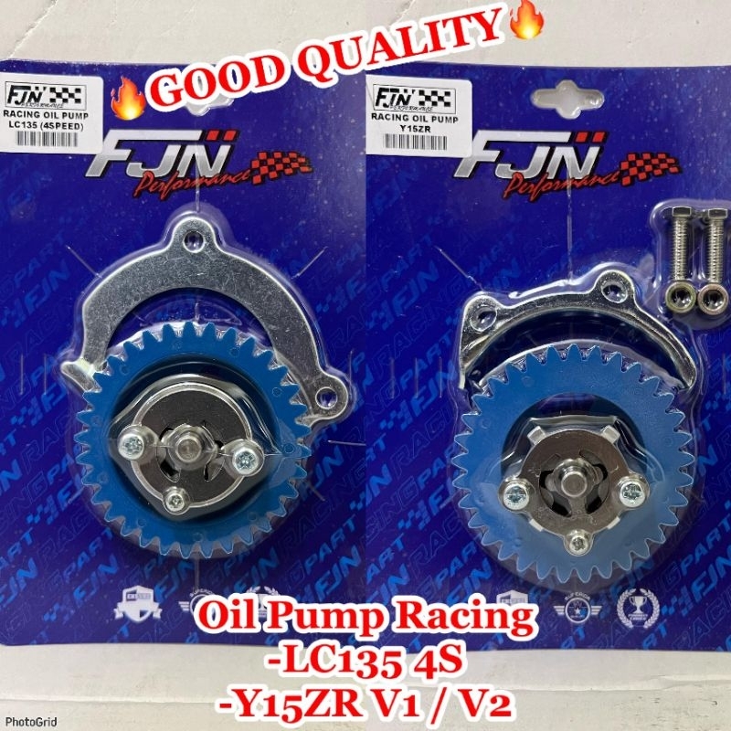 FJN OIL PUMP RACING Y15 LC135 4S BIG OIL PUMP RACING RED LEO ESPADA ...