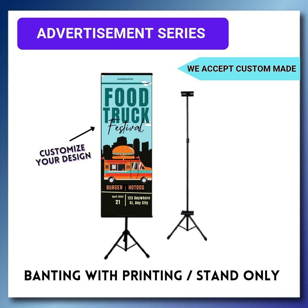 Promotion Bunting With Printing/Stand Only | Shopee Malaysia