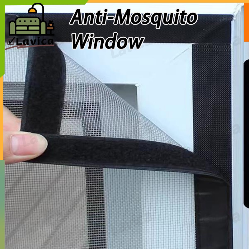 【MY】80*120CM Window Mosquito Net Mesh Fiberglass Screen Anti-mosquito ...