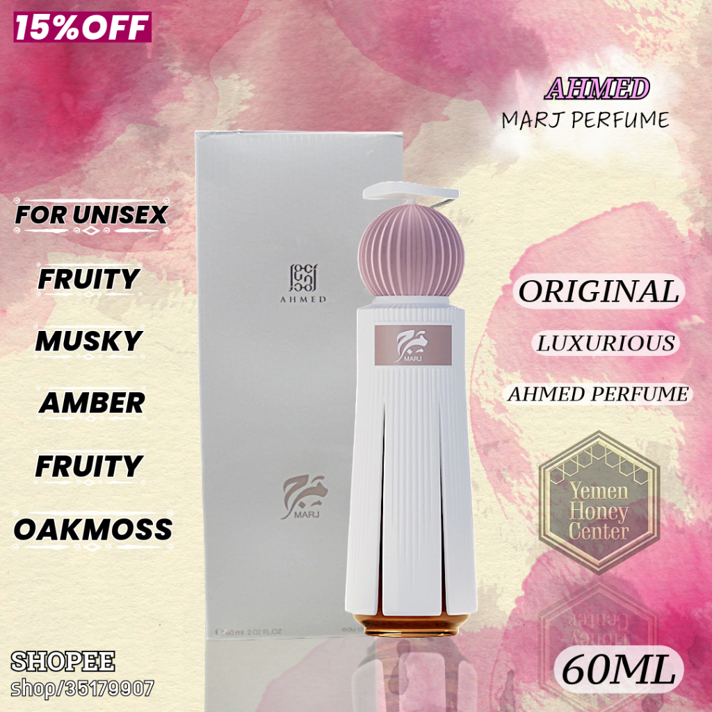 Marj Perfume 60Ml By Ahmed Al Maghribi Original 100% For Unisex | Shopee Malaysia