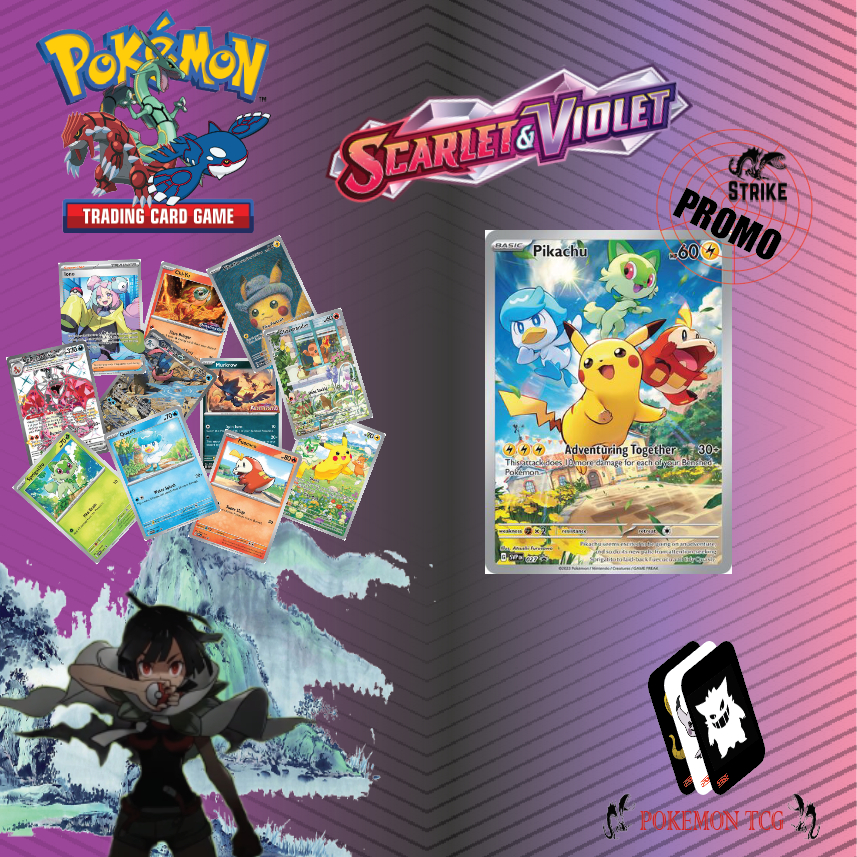 Pokemon Promo Card - Pikachu SVP027 Paldea Evolved SV02 | Shopee Malaysia