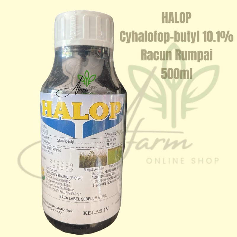 Halop 500ml/Farmcochem /Rumput ekor Tebu&rumput Padi burung | Shopee ...