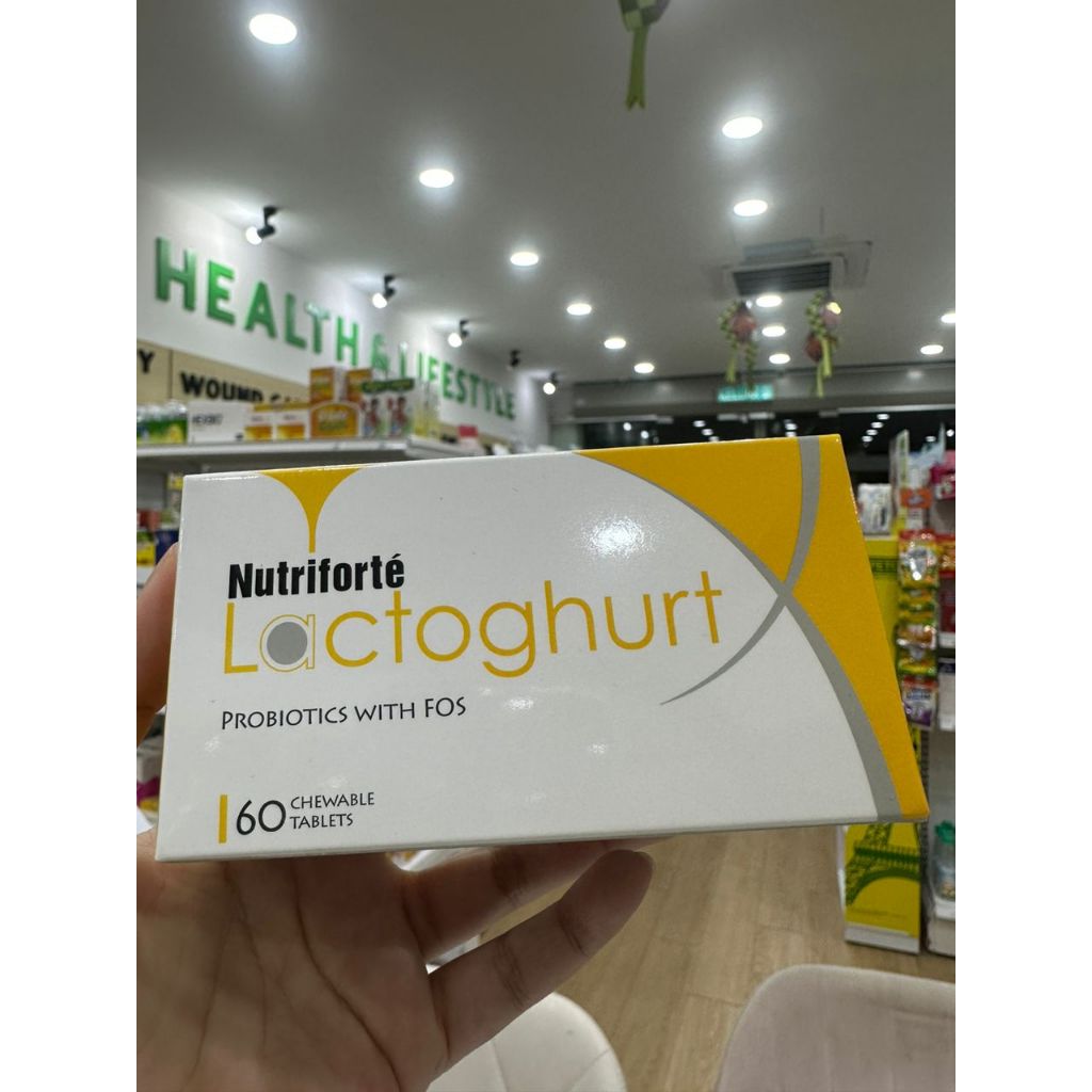 NUTRIFORTE LACTOGHURT PROBIOTICS WITH FOS 60S EXP 30/5/2025 | Shopee ...