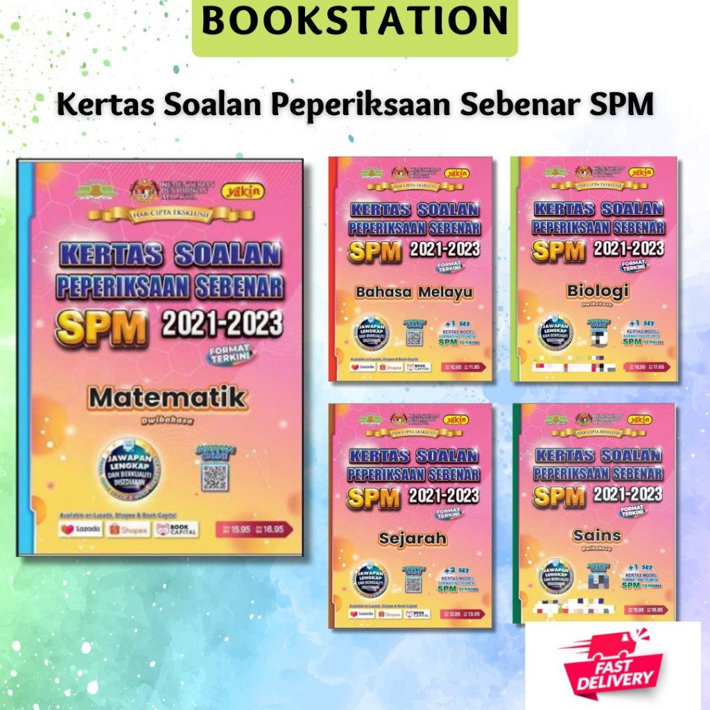 [BS] Yakin - Edisi 2024 Past Year SPM 2021-2023 Kertas Soalan ...
