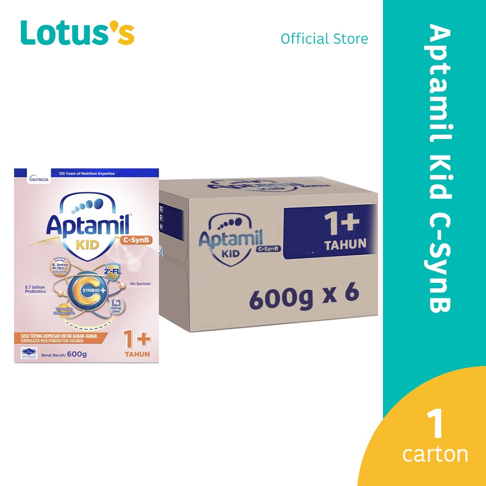 Aptamil Kid C-Synb 600g x 6 packs (1 Carton) | Shopee Malaysia