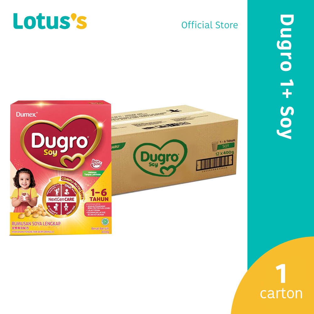 Dugro 1+ Soy 400g x 12 (1 Carton 4.8kg) | Shopee Malaysia