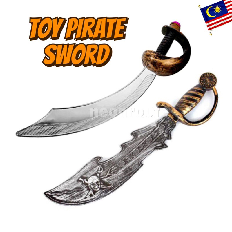 Toy Pirate Sword. Plastic Sword Prop | Shopee Malaysia