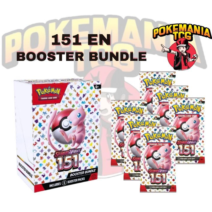 (Live Rip) Pokemon TCG - 151EN Booster Bundle (6Packs/Box) | Shopee ...