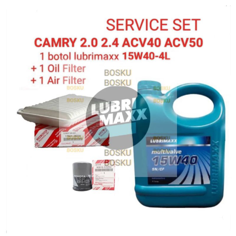 Toyota Camry 2.0 2.4 ACV40 ACV50 ASV50 (Lubrimaxx 15W40 Engine Oil 4L ...