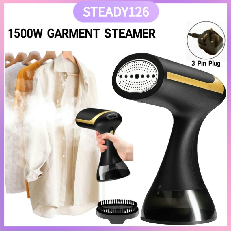 1500W Electric Ceramic Soleplate Garment Steamer Iron Sprayer Steamer ...