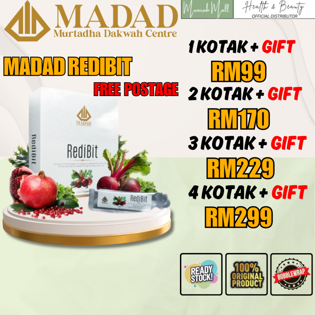 [100% ORIGINAL] MADAD REDIBIT by Ustaz Ya'akub Yusra ENERGY BOOSTER 15 ...