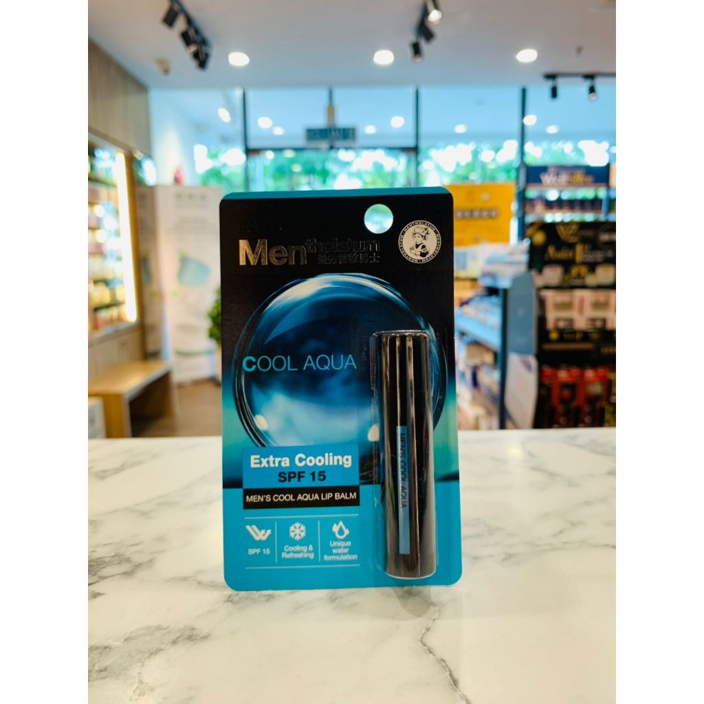 Preferred +】MENTHOLATUM MENS COOL AQUA LIP BALM 3.5G | Shopee Malaysia