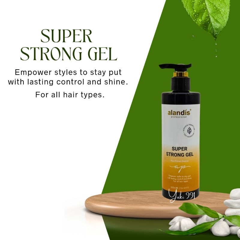 alandis professional #15 [ SUPER STRONG GEL ] 300ml Botanical Therapy Care | Shopee Malaysia