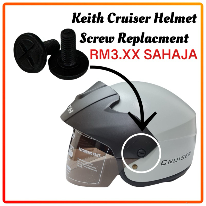 Keith Cruiser Helmet Screw Replacement / Penggantian Skru Topi ...