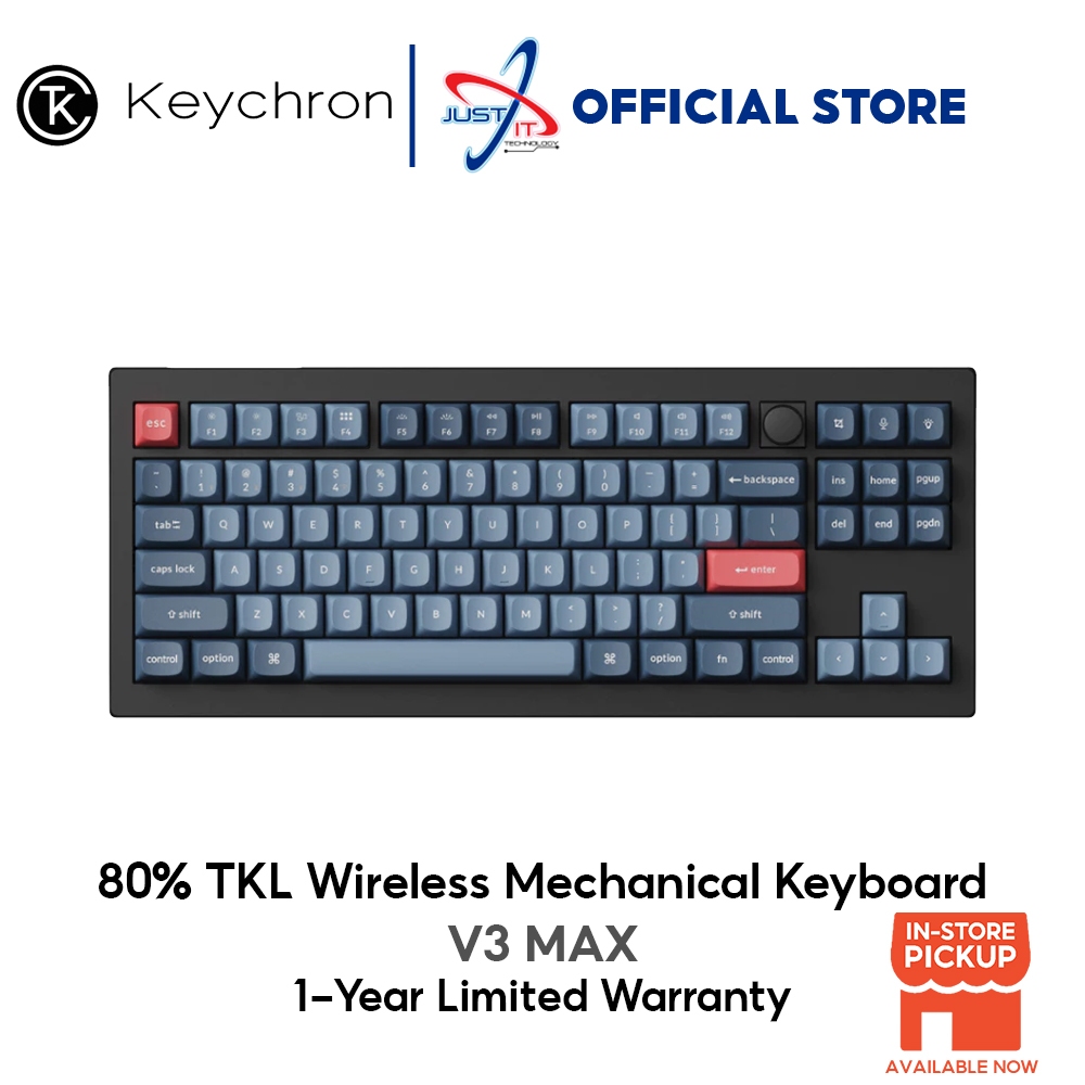 Keychron V3 Max TKL Bluetooth Wireless Mechanical Keyboard | Shopee ...