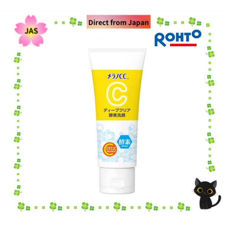 Rohto Melano CC Deep Clear Face Wash with Vitamin C & Enzyme 130g ...
