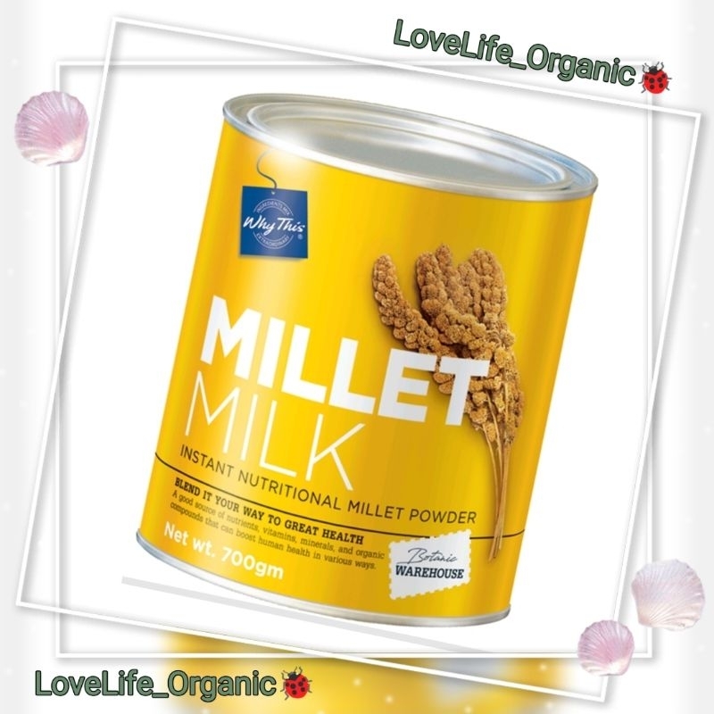 WHY THIS INGREDIENTS Millet Milk 700g Instant Nutritional Millet Powder ...