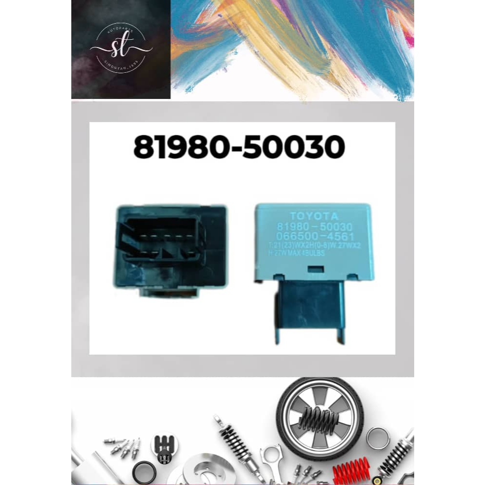 TOYOTA VIOS / ESTIMA / ALPHARD / VELLFIRE / HILUX DENSO FLASHER RELAY ...