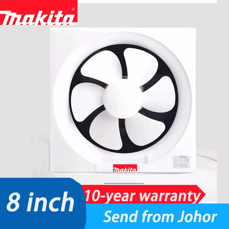 Exhaust fan 8 inch Kipas Dapur suitable for kitchen toilet Bathroom ...