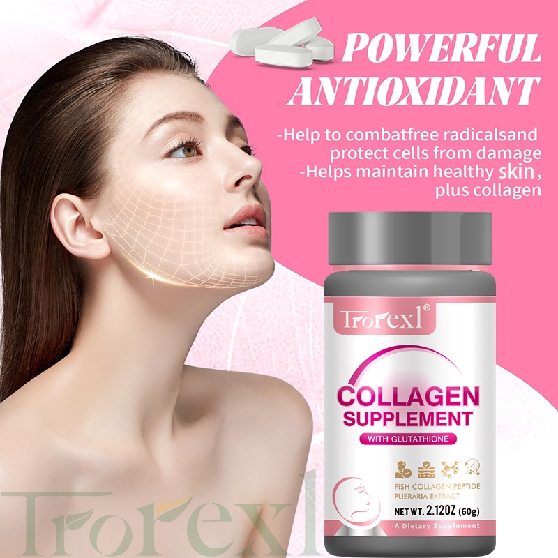 Trorexl Collagen Glutathione 60 tablets - Whitening, Antioxidant, Anti ...