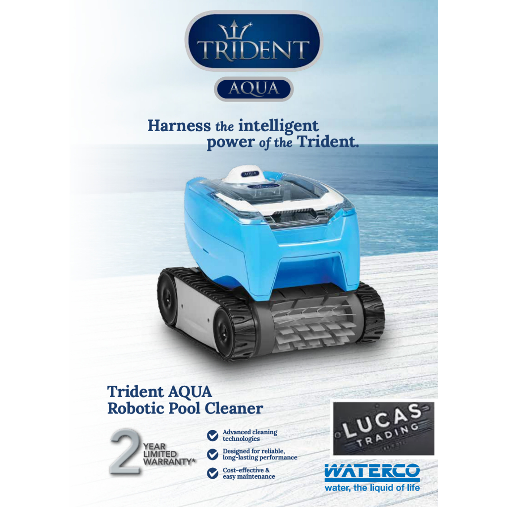 Waterco Trident Aqua (Swimming Pool Automatic Robot Cleaner) | Shopee ...