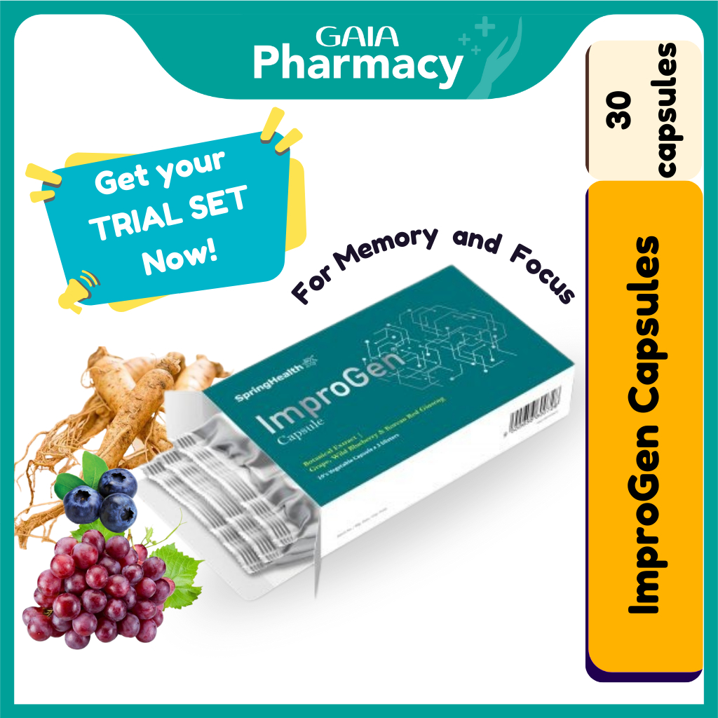 SpringHealth ImproGen® Vegetable Capsules (30'S) | Shopee Malaysia