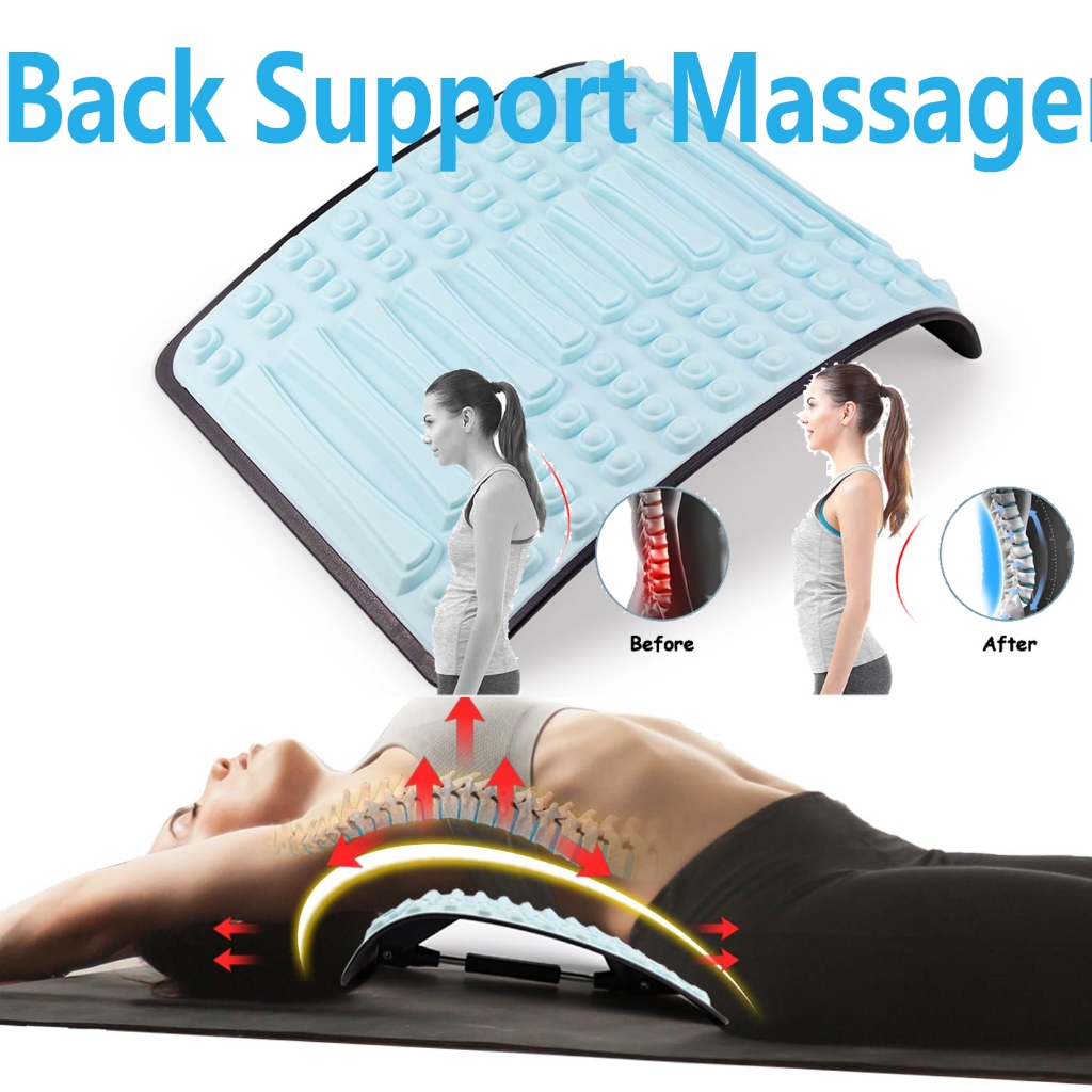 Back Stretcher for Lower Back Pain Relief Back Support Lumbar Waist ...