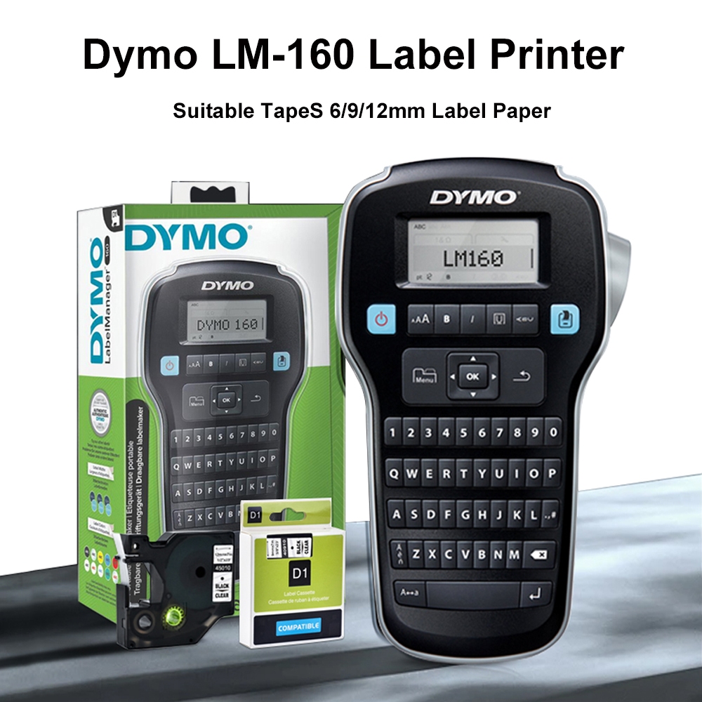 100% Original DYMO LabelManager 160 Handheld Label Maker | Shopee Malaysia