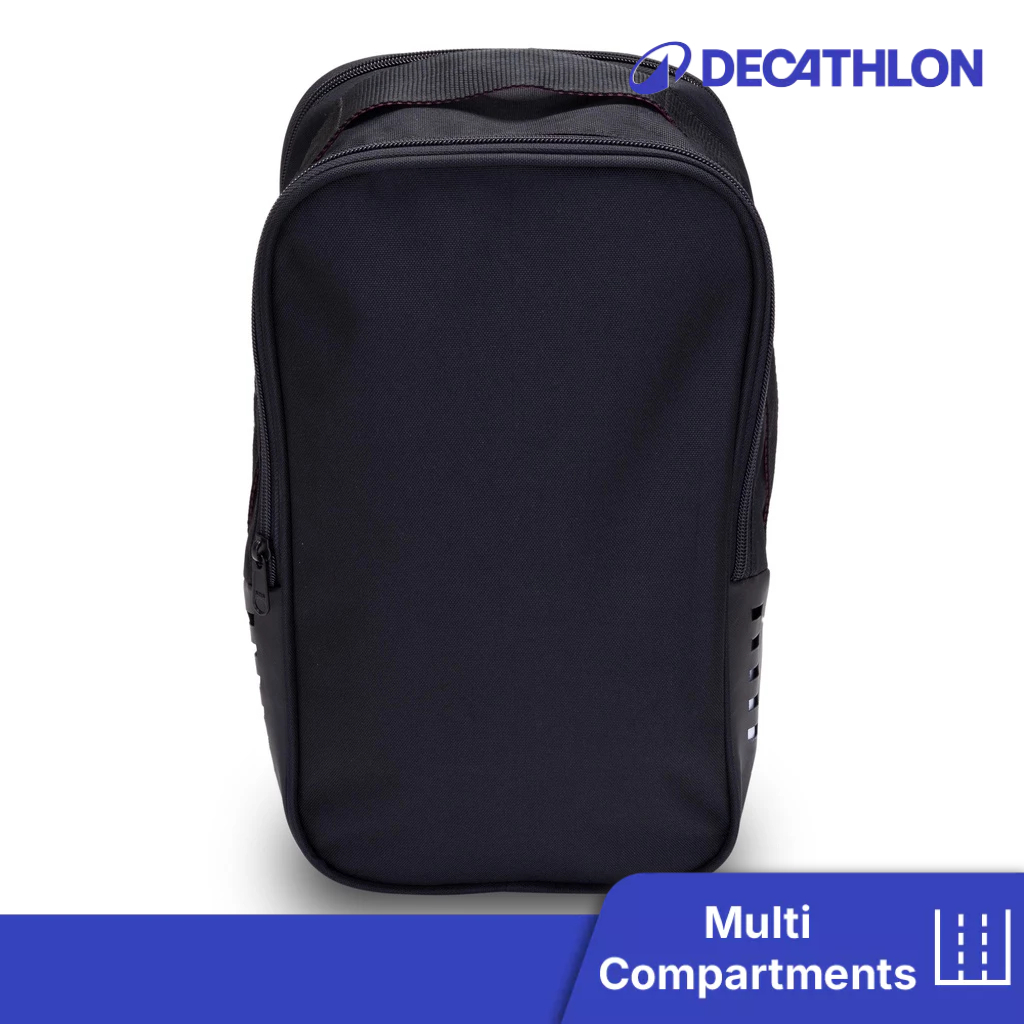 Decathlon Shoe Bag Academic with 3 Pockets and Ventilation (Waterproof ...
