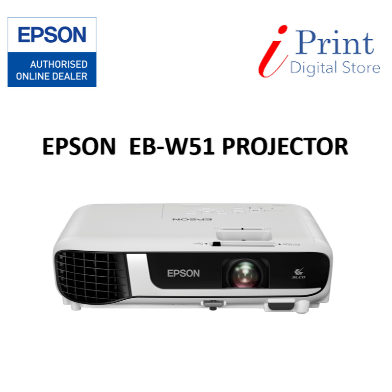 EPSON EB-W51 WXGA 4000 Lumens 3LCD PROJECTOR | Shopee Malaysia