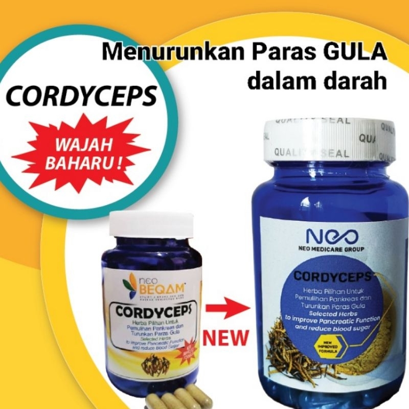 Cordyceps Herba Diabetis menurunkan paras gula dalam darah | Shopee ...