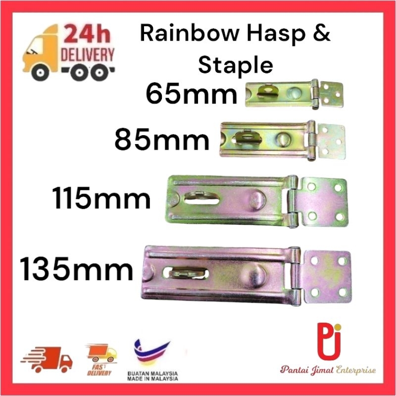 Rainbow Haps & Staple/Door Lock& Latch/Selak Pintu Mangga | Shopee Malaysia