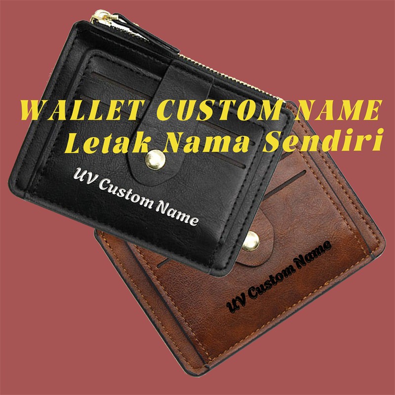 🇲🇾🚚 NCW-06 Unisex 9 Solt Card Holder Slim Leather Business Purse Wallet ...