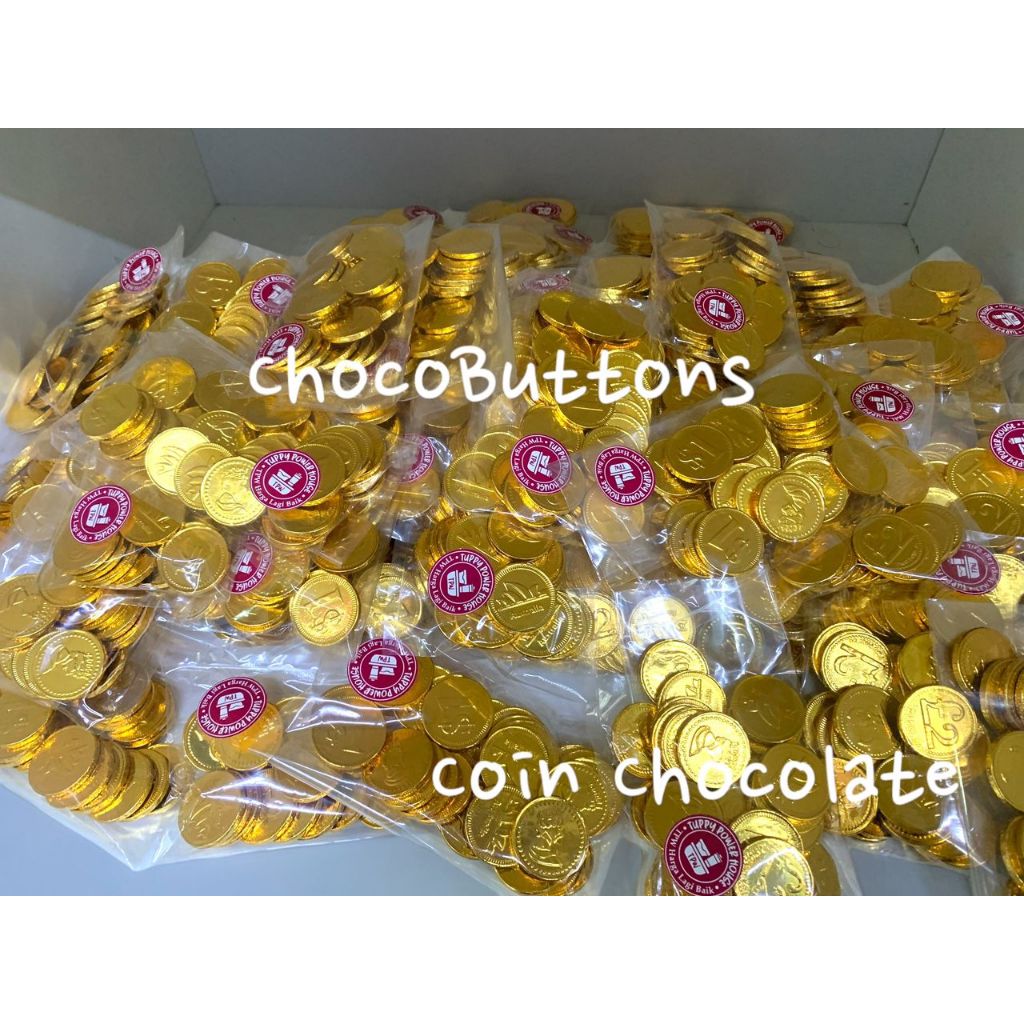 Chocolate HALAL Milk Gold Coins and Dome Milk Chocolate 100g, 300g ...