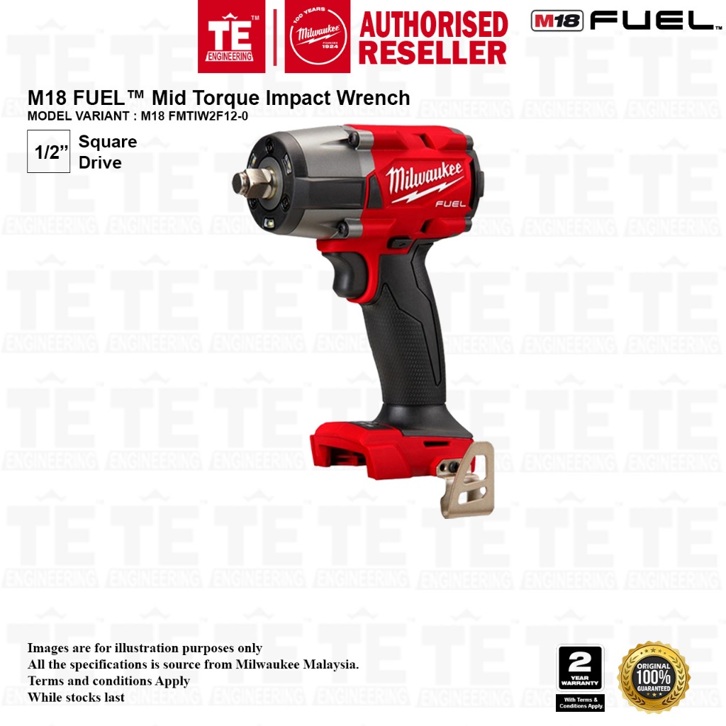 Milwaukee M18 FUEL 1/2" Mid Impact Wrench ( M18 FMTIW2F12 ) | Shopee ...
