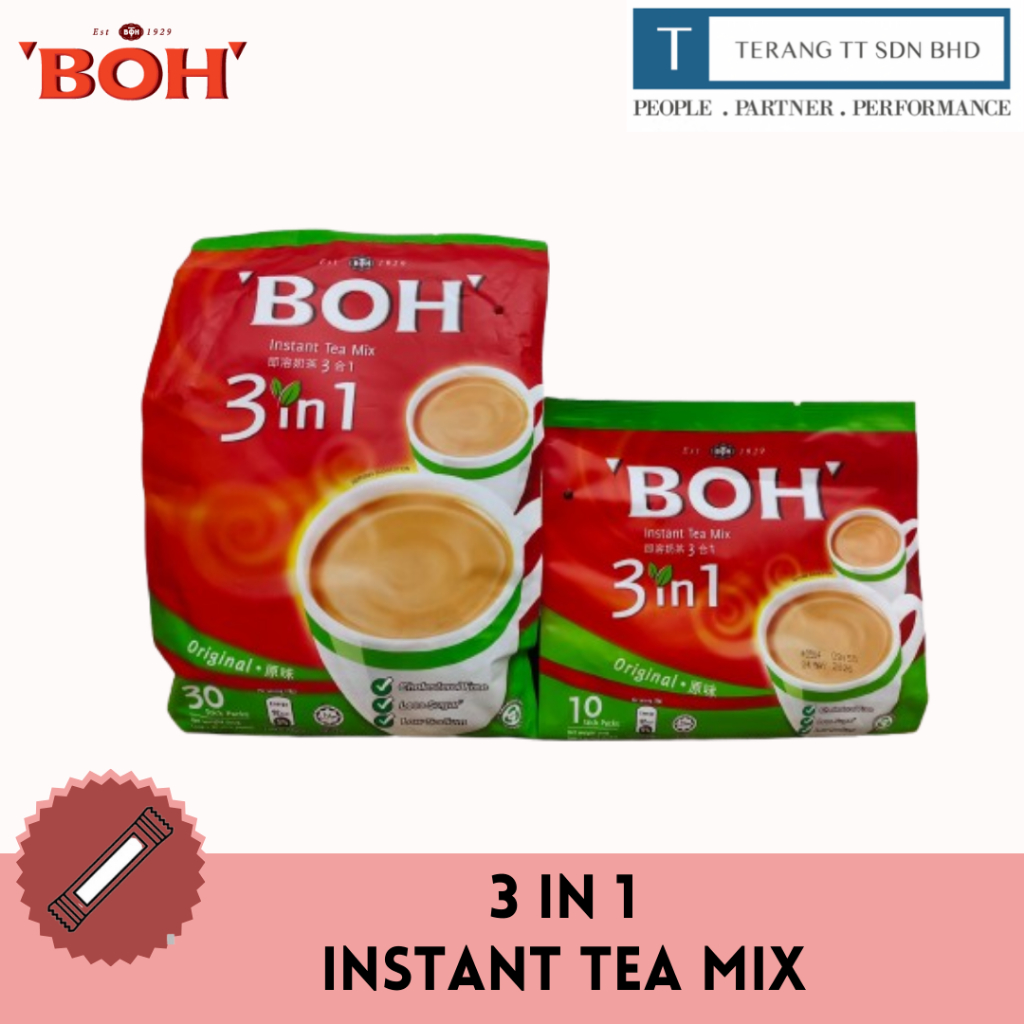 BOH 3 in 1 Instant Tea Mix (30's / 10's) | Shopee Malaysia